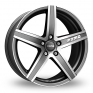 Momo Hyperstar Evo Anthracite Polished 17" Alloy Wheels - Wheelbase