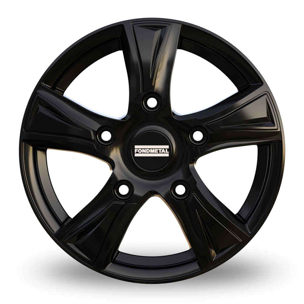 Fondmetal PRO1 Gloss Black 16" Alloy Wheels - Wheelbase
