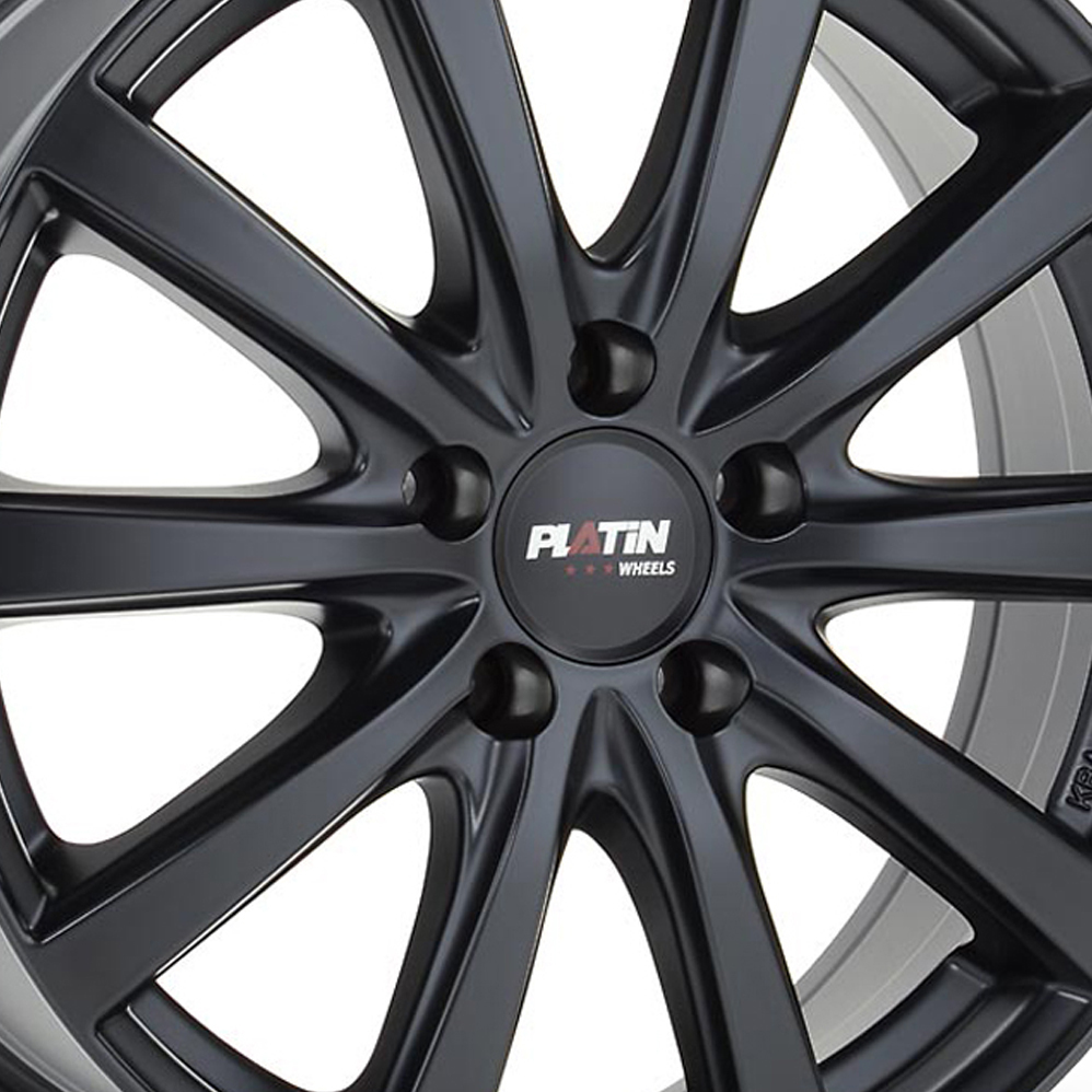 Platin P 69 Matt Black 16" Alloy Wheels - Wheelbase