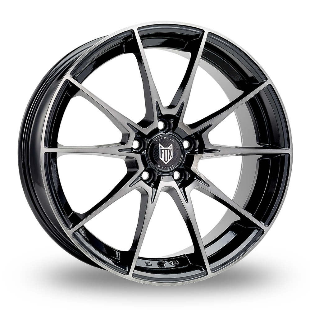 Fox Racing Hi-Line Black Polished 19" Alloy Wheels - Wheelbase