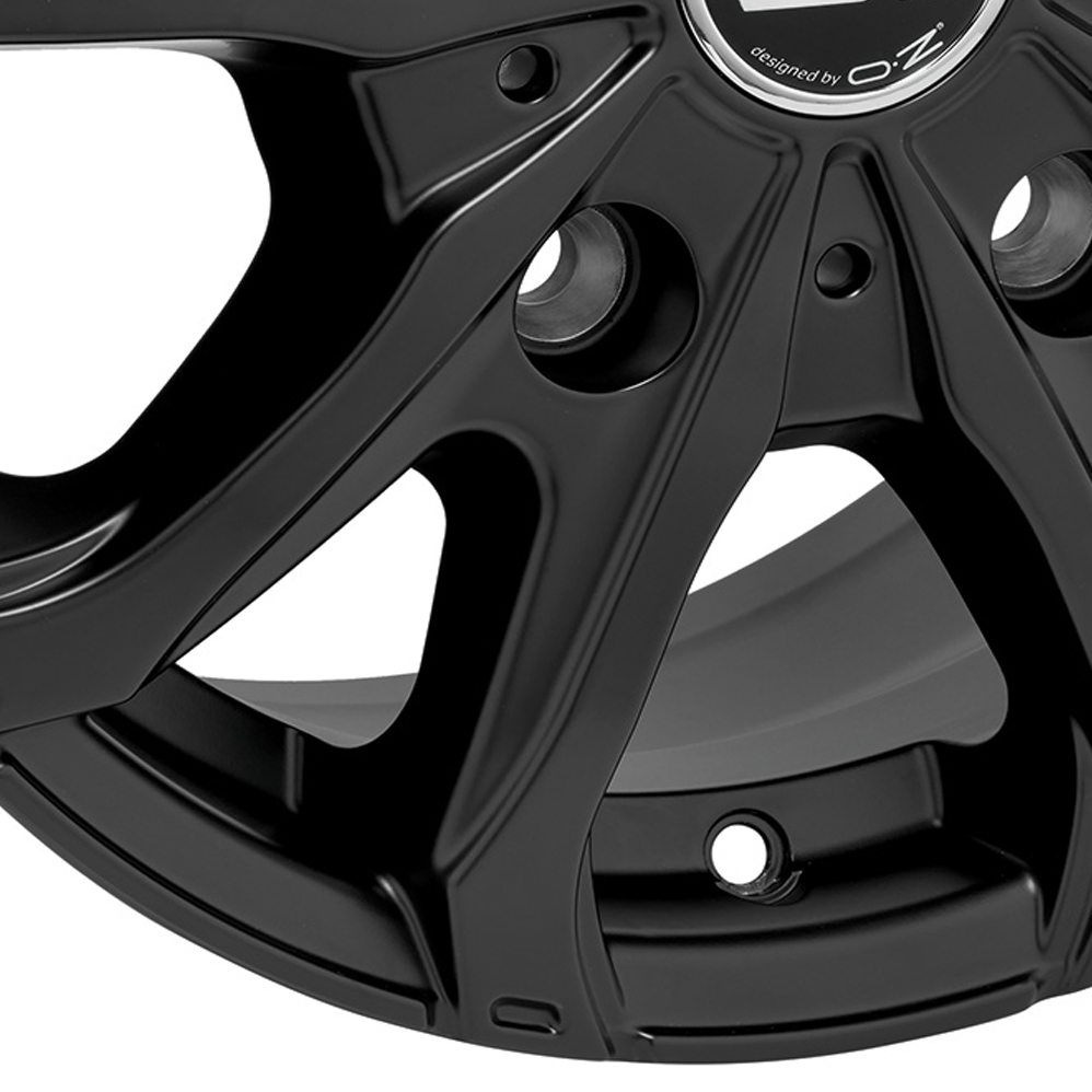 MSW (by OZ) 48 Van Matt Black 16" Alloy Wheels - Wheelbase