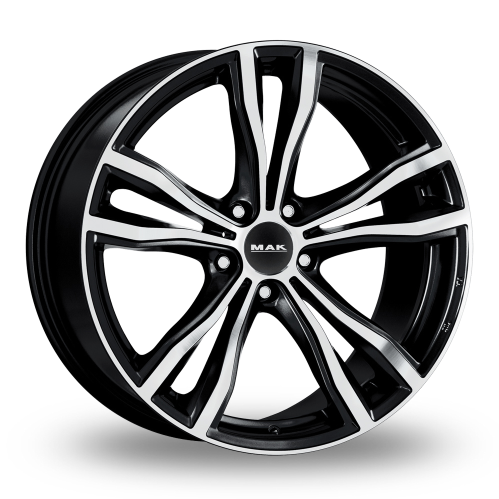 MAK X-Mode Black Mirror 21" Wider Rear Alloy Wheels - Wheelbase