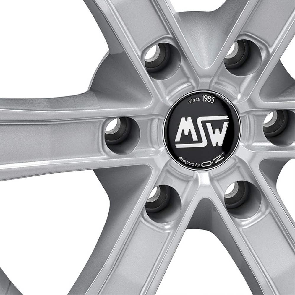 MSW (by OZ) Sahara 6 Silver 17" Alloy Wheels - Wheelbase