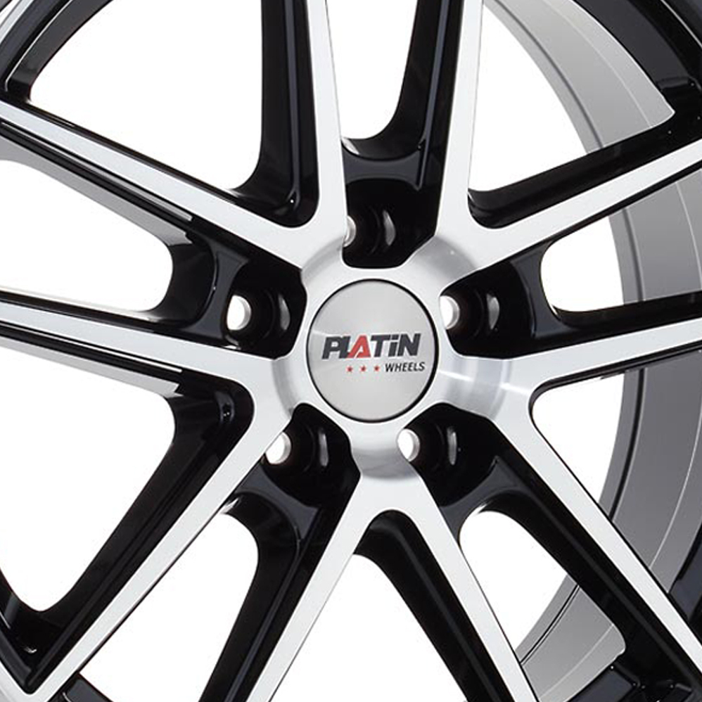 Buy 19" Platin P 73 Black Polished Alloy Wheels - Wheelbase