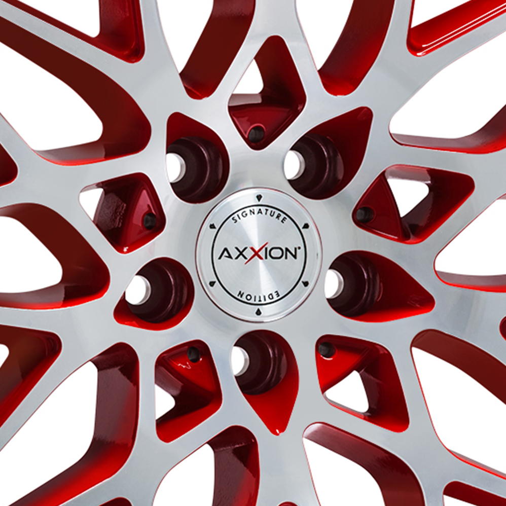 Axxion AX9 Red Machined 21" Alloy Wheels - Wheelbase
