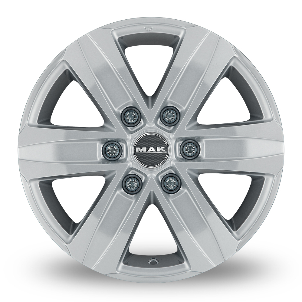 MAK Stone 6 Silver 20" Alloy Wheels - Wheelbase