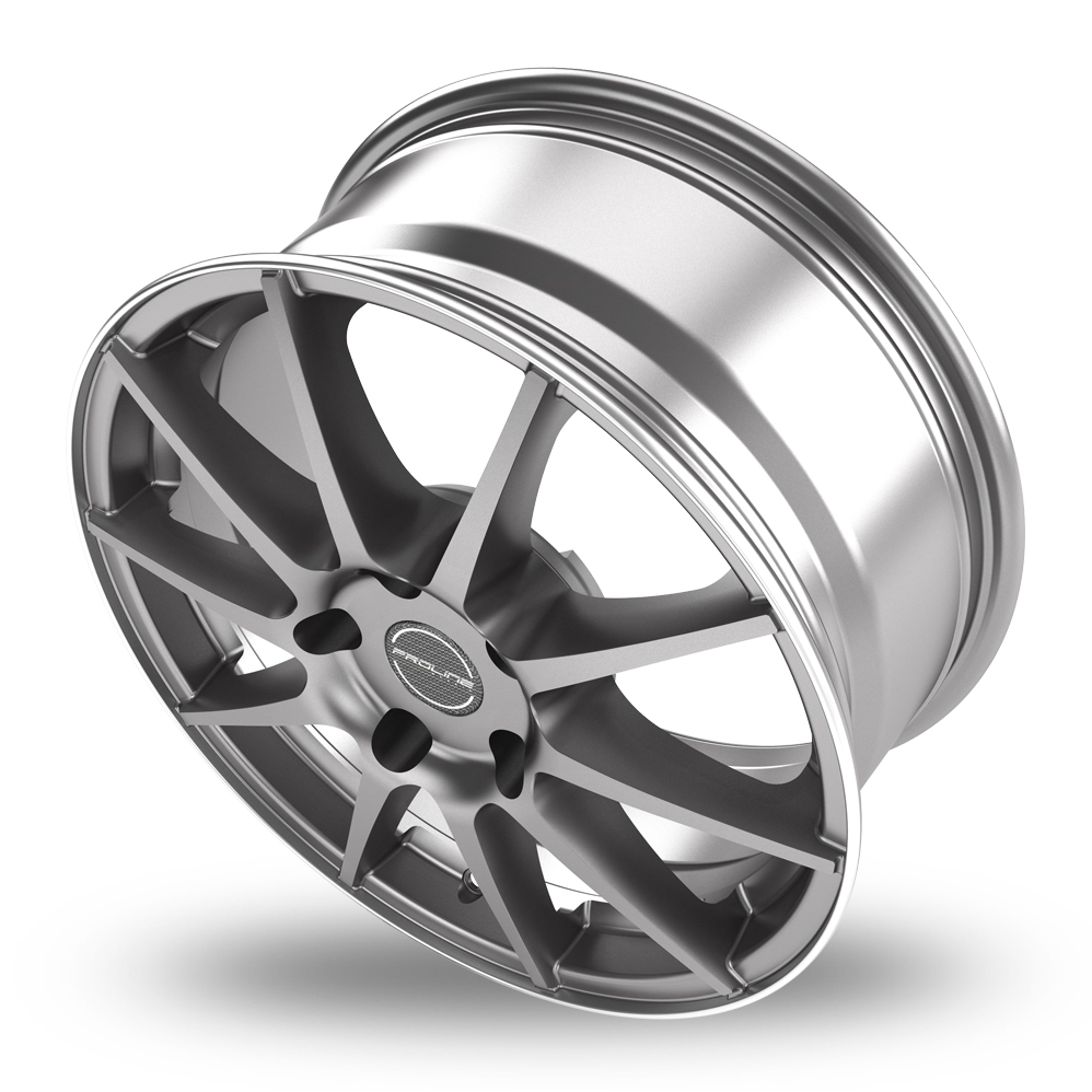 Proline UX100 Grey Rim Polished 18" Alloy Wheels - Wheelbase