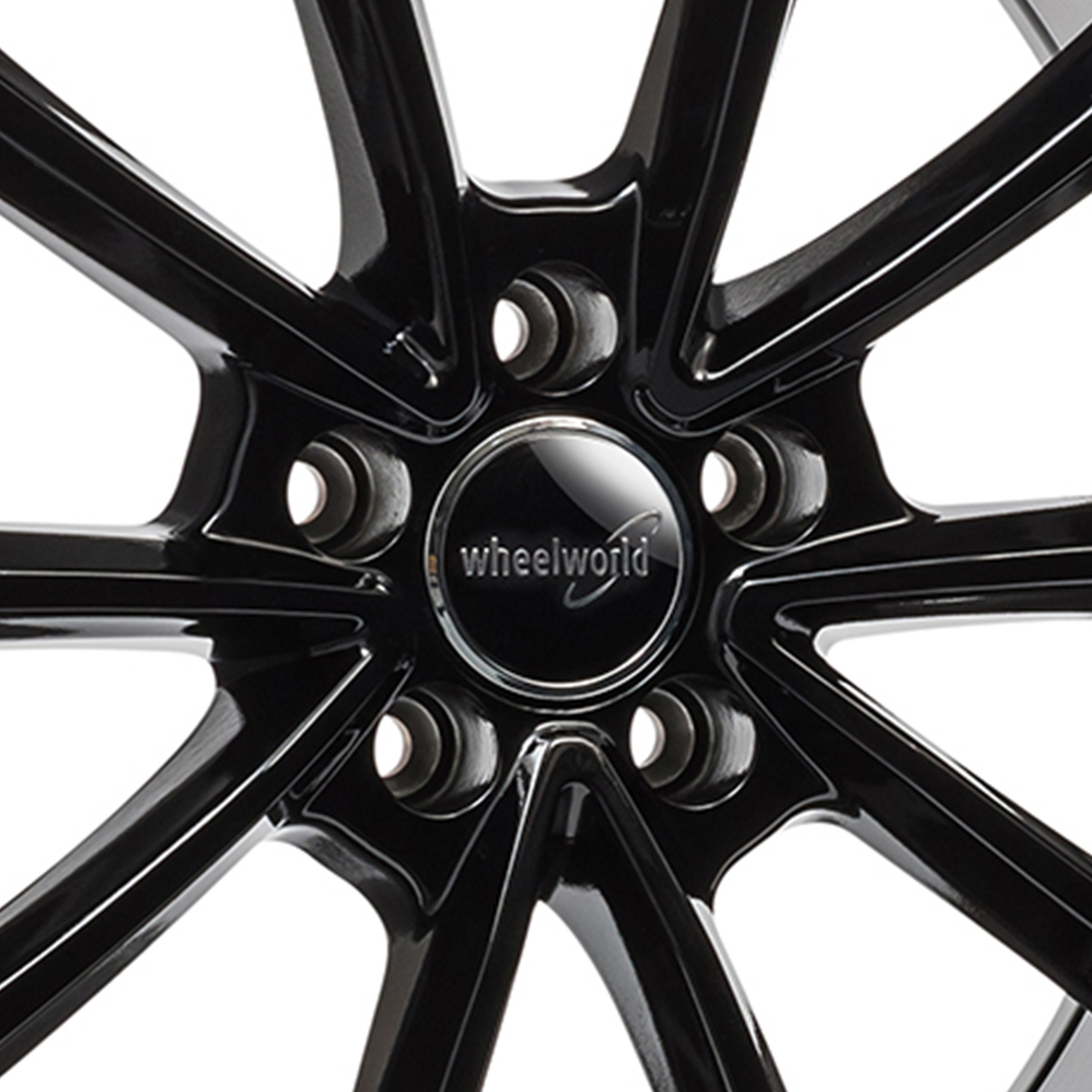Wheelworld WH28 Gloss Black 19" Alloy Wheels - Wheelbase