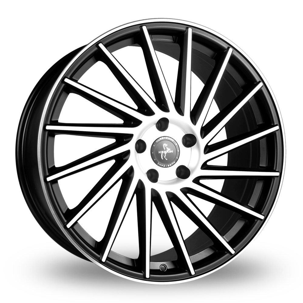 Keskin Tuning KT17 Matt Black Front Polished 20" Alloy Wheels - Wheelbase