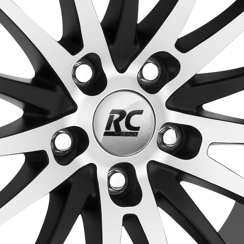 RC Design RC18 Matt Black Polished 18" Alloy Wheels - Wheelbase