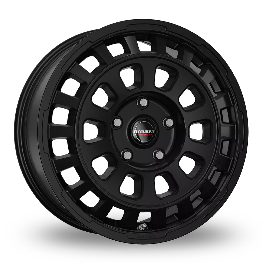 Borbet CW7 Matt Black 17" Alloy Wheels - Wheelbase