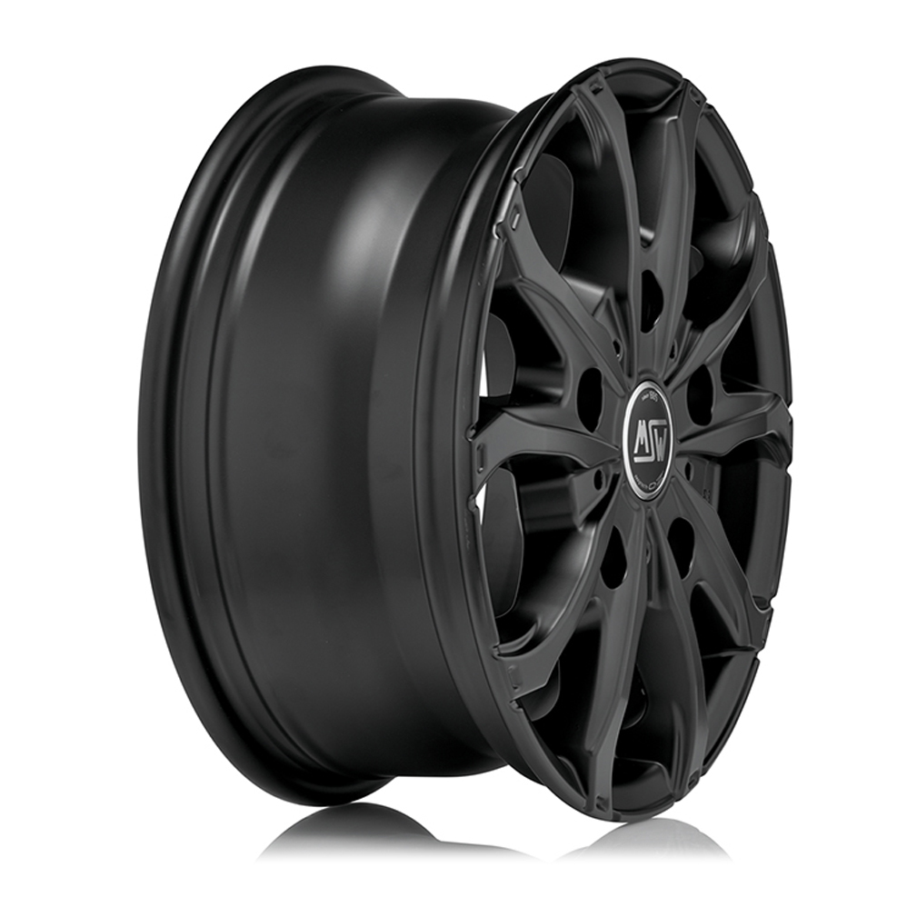 MSW (by OZ) 48 Van Matt Black 16" Alloy Wheels - Wheelbase