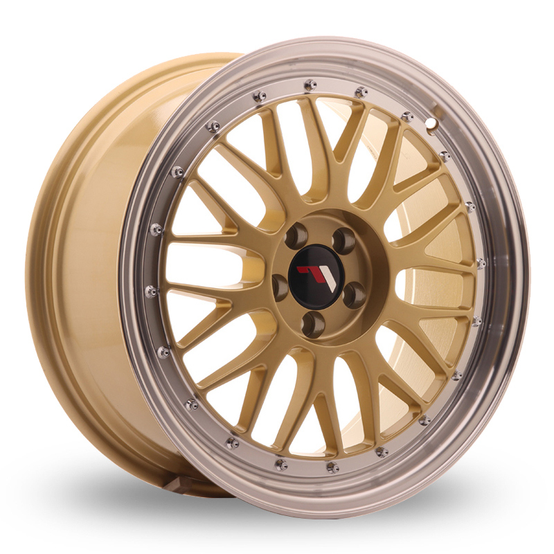 Japan Racing JR23 (8x18) Gold Machined Lip 18" Alloy Wheels - Wheelbase