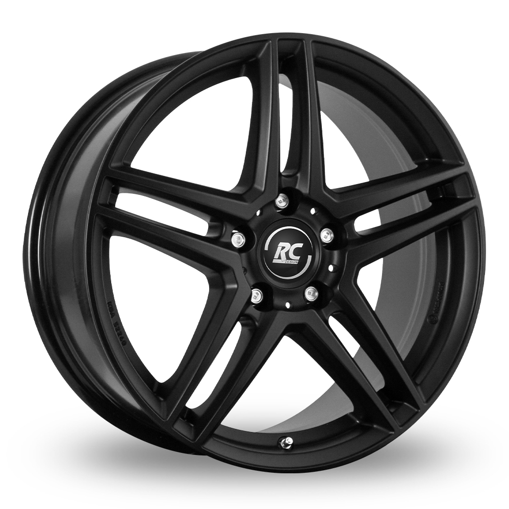 RC Design RCD17 Matt Black 17" Alloy Wheels - Wheelbase
