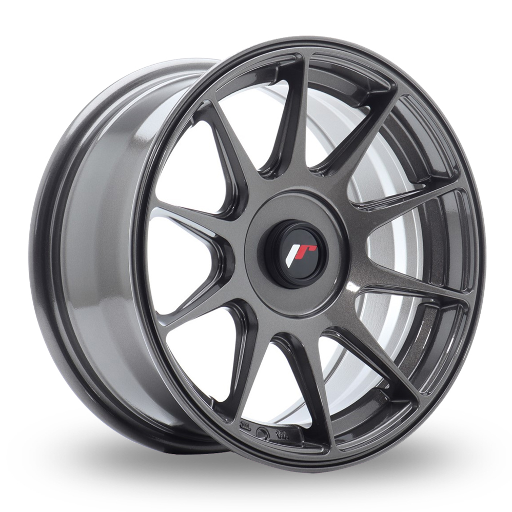 Japan Racing JR11 (7x15) (Custom Fitment) Hyper Grey 15" Alloy Wheels ...