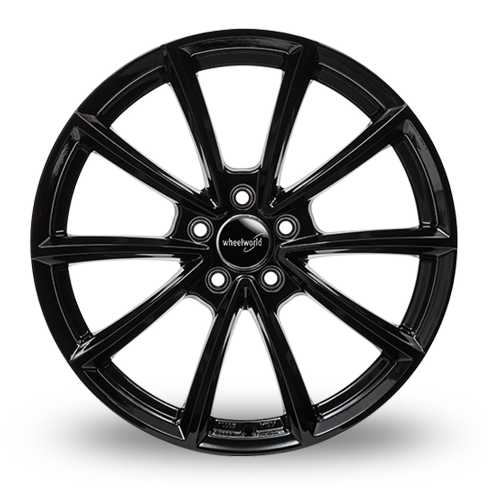 Wheelworld WH28 Gloss Black 19" Alloy Wheels - Wheelbase