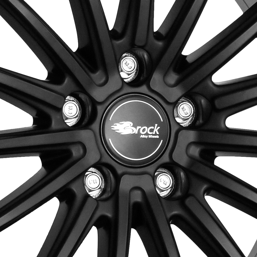 Brock B36 Matt Black 19" Alloy Wheels - Wheelbase