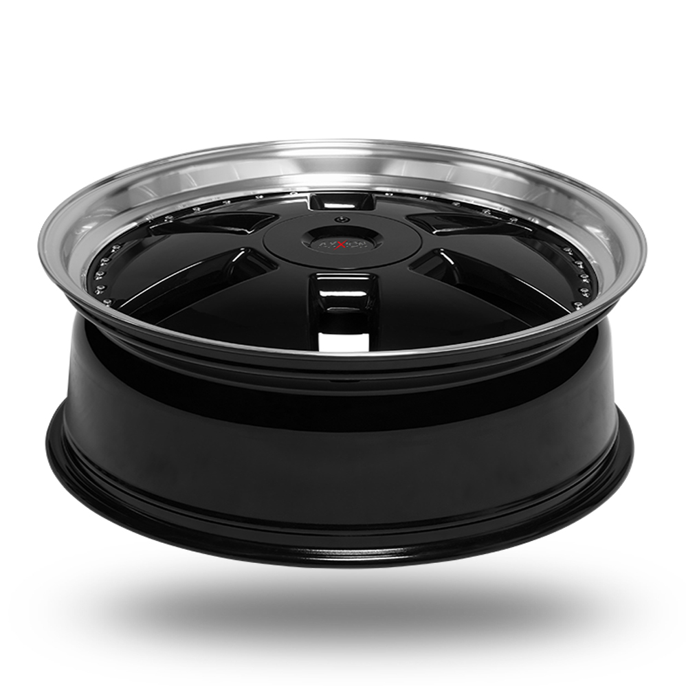 Axxion Y1 Gloss Black Polished Lip 20" Alloy Wheels - Wheelbase