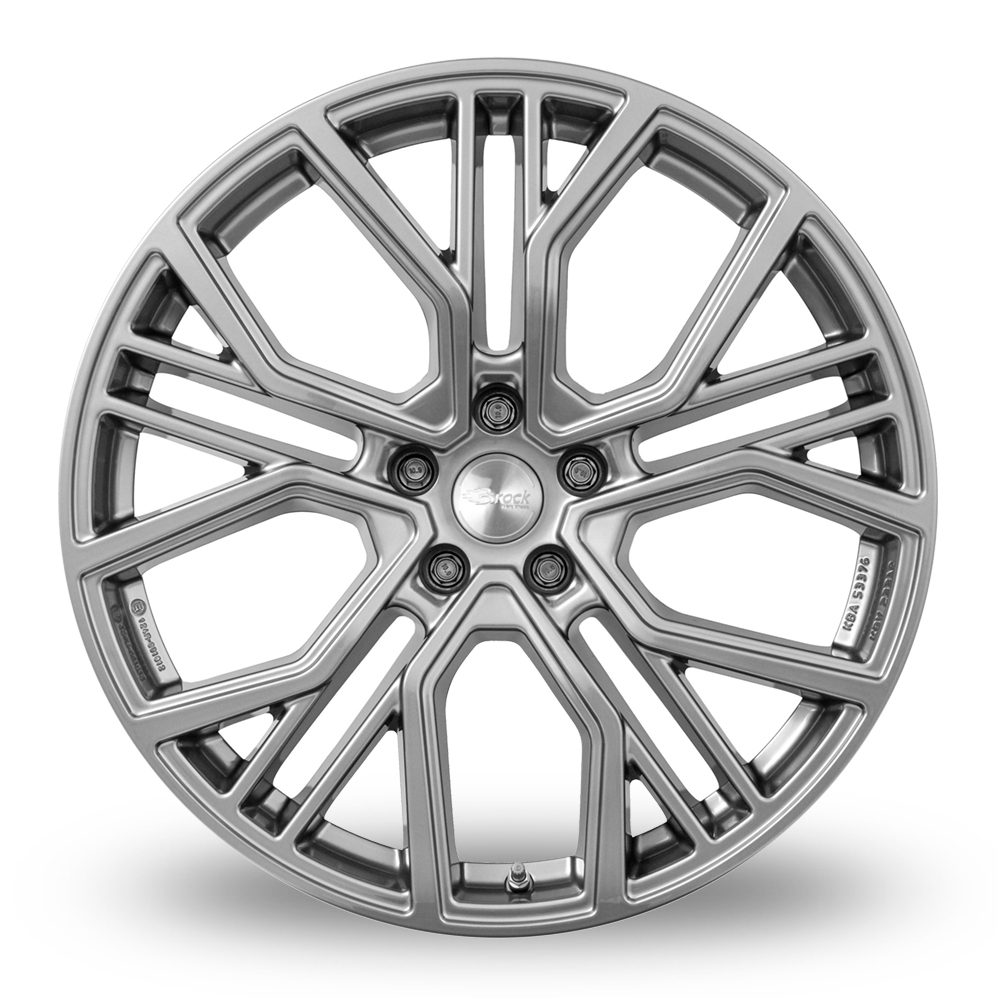 Brock B41 Grey 21" Wider Rear Alloy Wheels - Wheelbase