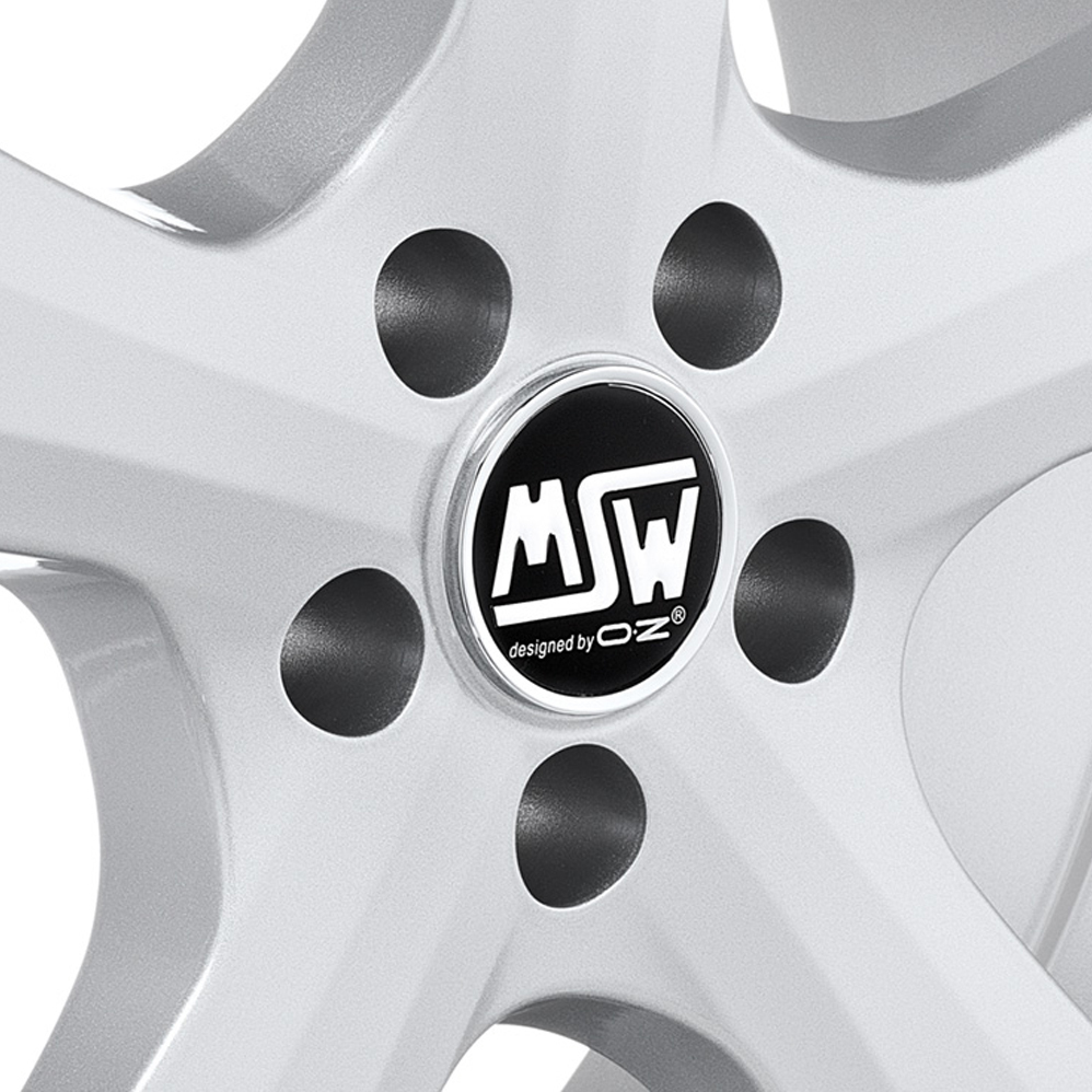 MSW (by OZ) 19 Silver 17" Alloy Wheels - Wheelbase