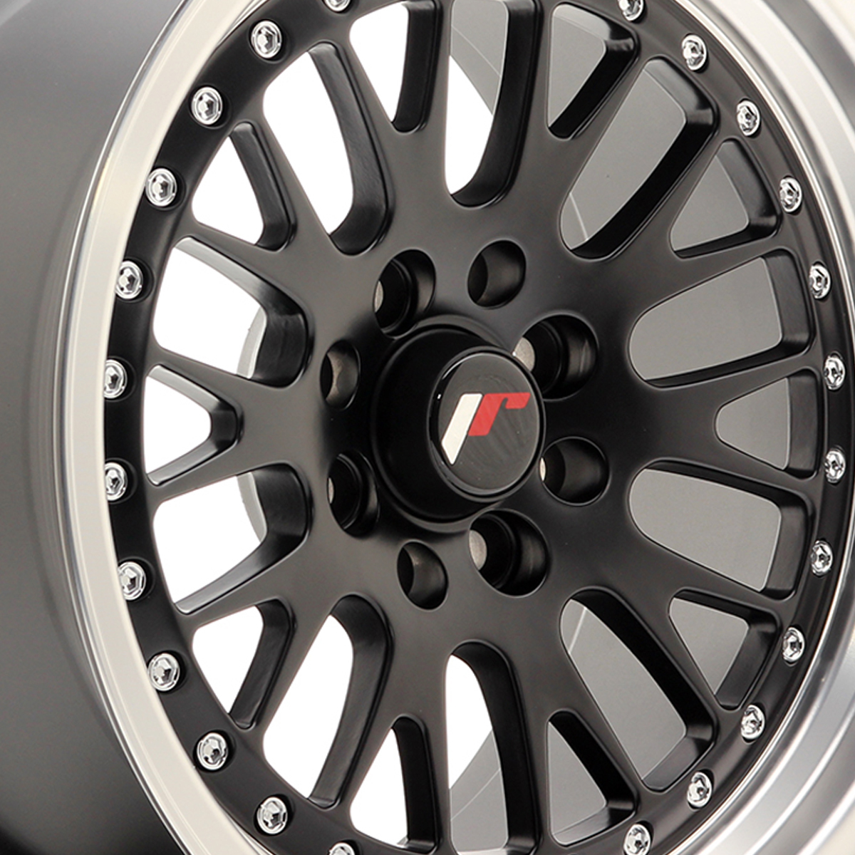 Japan Racing JR10 (8X15) Black Machined Lip 15" Alloy Wheels - Wheelbase