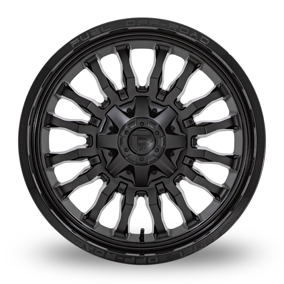 Fuel Off-Road Arc Matt Black Gloss Black Lip 20" Alloy Wheels - Wheelbase