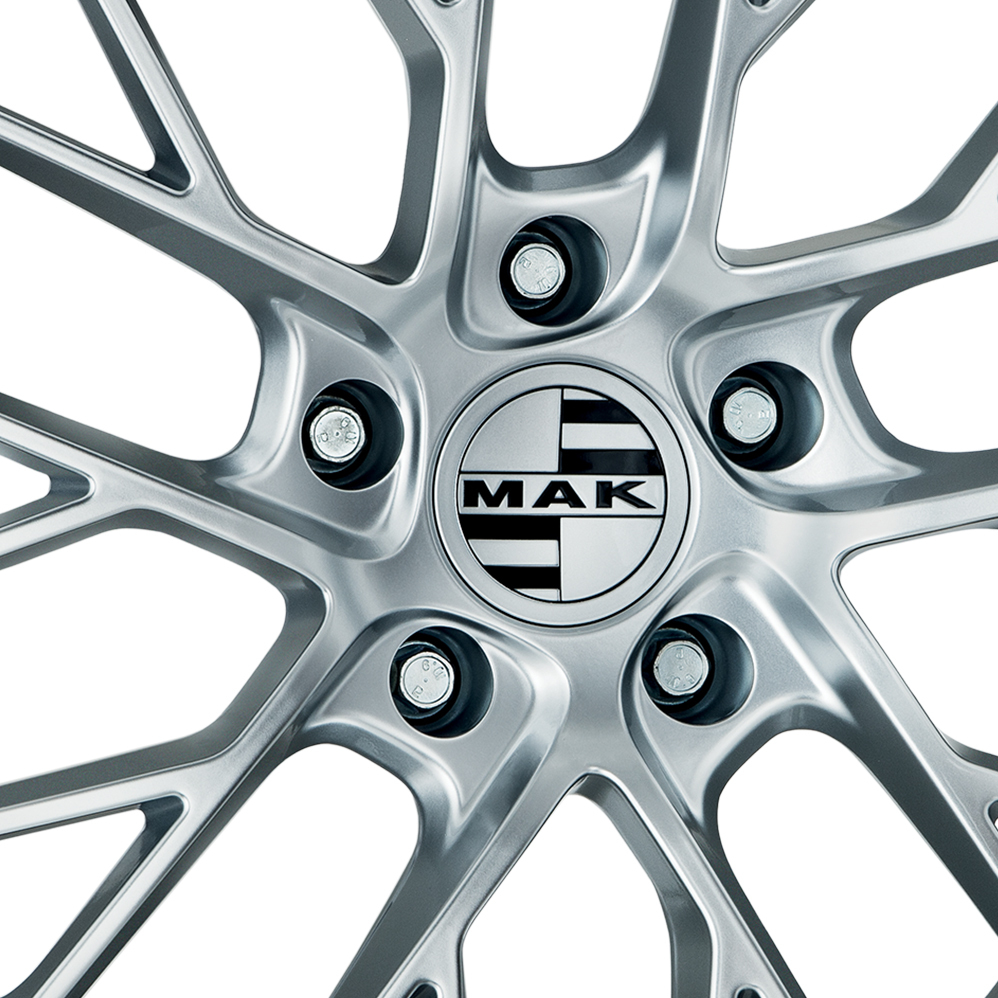 MAK Monaco Silver 20" Wider Rear Alloy Wheels - Wheelbase