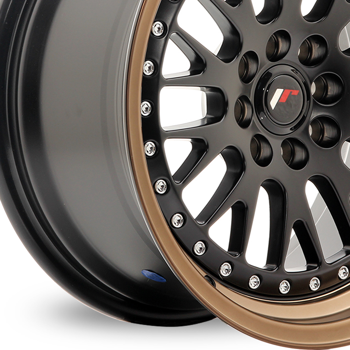 Japan Racing JR10 (8X16) Black Anodized Bronze Lip 16" Alloy Wheels ...