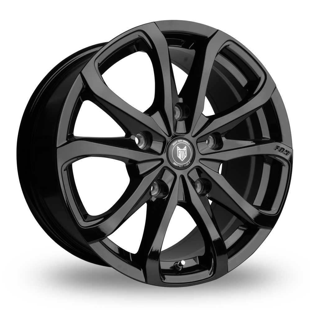Fox Racing Opus 2 Gloss Black 18" Alloy Wheels - Wheelbase