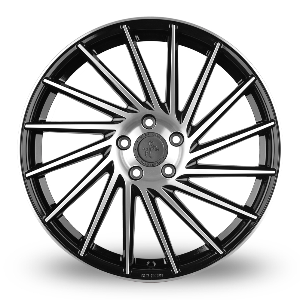Buy 19" Keskin Tuning KT17 Black Front Polished Alloy Wheels - Wheelbase