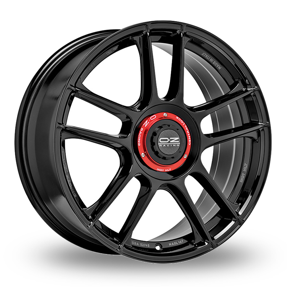 OZ Racing Indy HLT Gloss Black 19" Alloy Wheels - Wheelbase