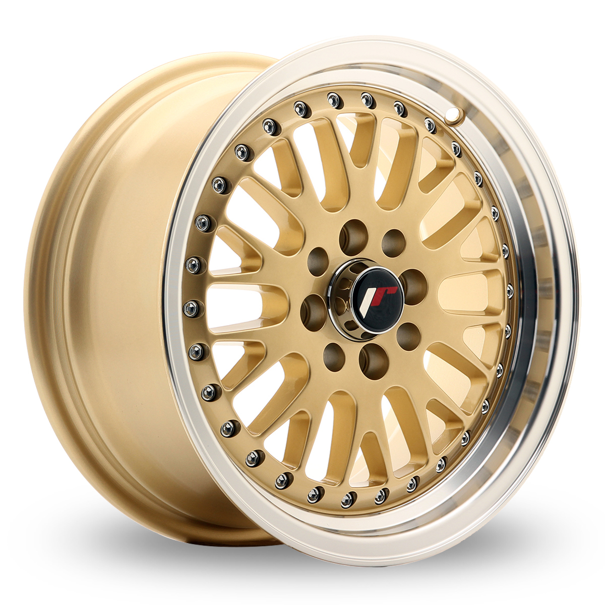 Japan Racing JR10 (7x15) Gold Machined Lip 15" Alloy Wheels - Wheelbase