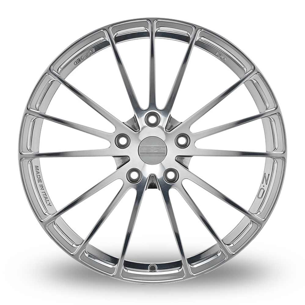 Buy 21" Wider Rear OZ Racing Forged Ares Ceramic Polished Alloy Wheels - Wheelbase