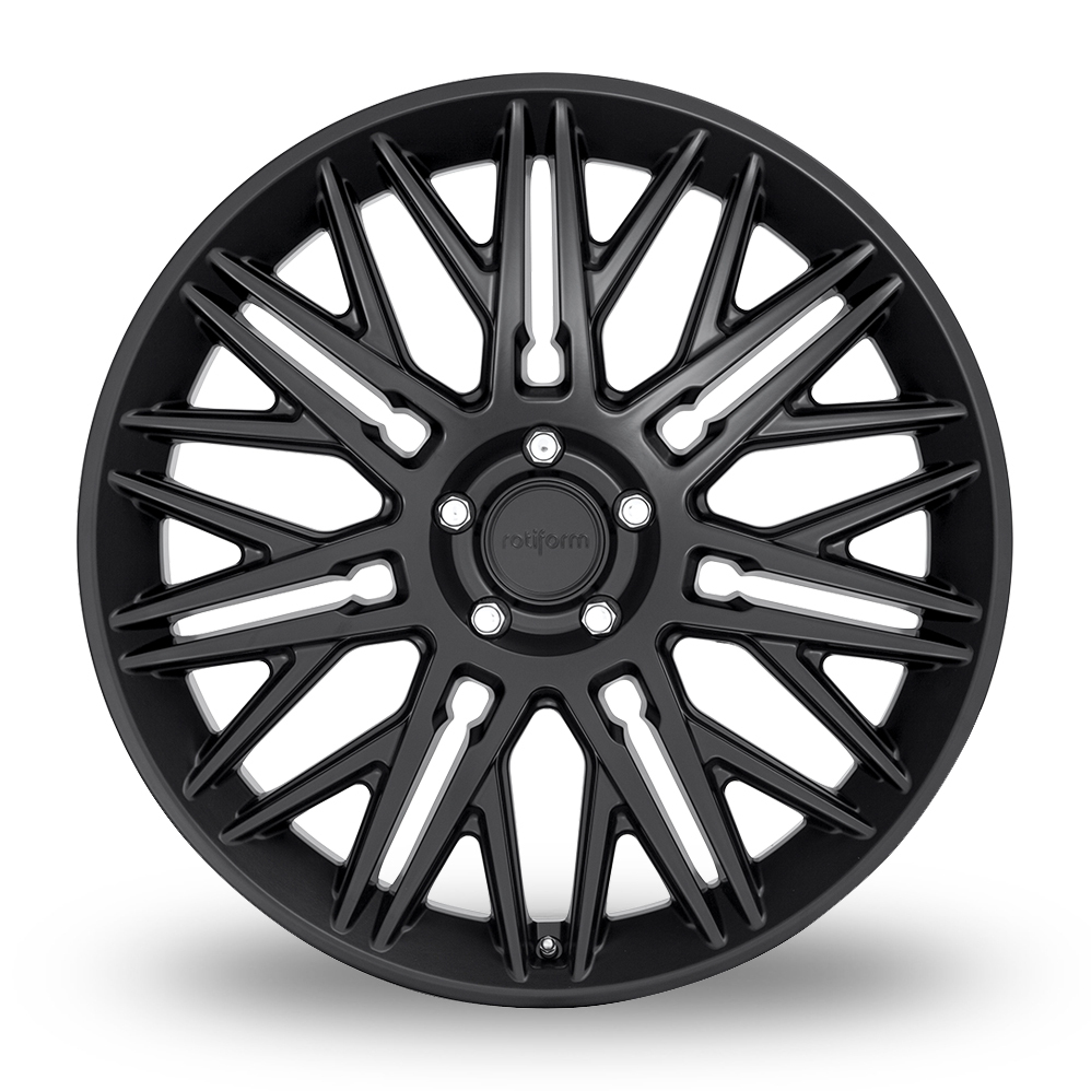 Buy 22" Rotiform JDR Matt Black Alloy Wheels - Wheelbase