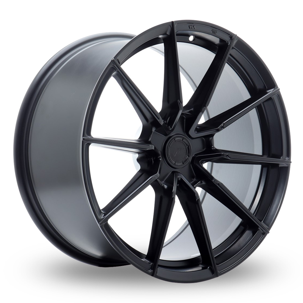 Japan Racing SL02 (Custom Fitment) (Wider Rear) Matt Black 19" Wider ...