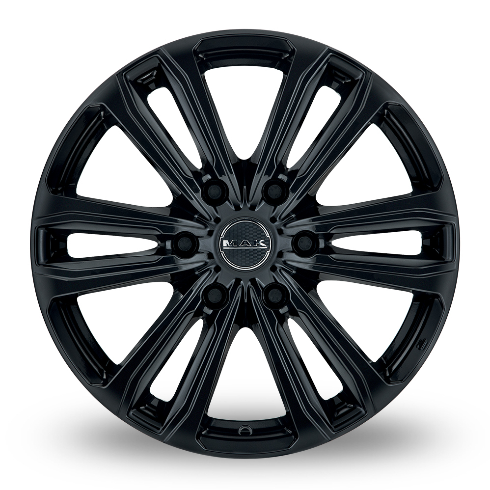 MAK Safari 6 Gloss Black 17" Alloy Wheels - Wheelbase