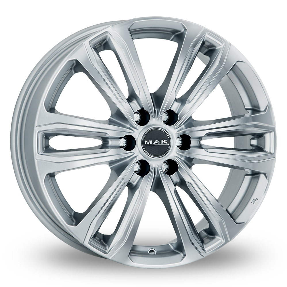MAK Safari 6 Silver 17" Alloy Wheels - Wheelbase