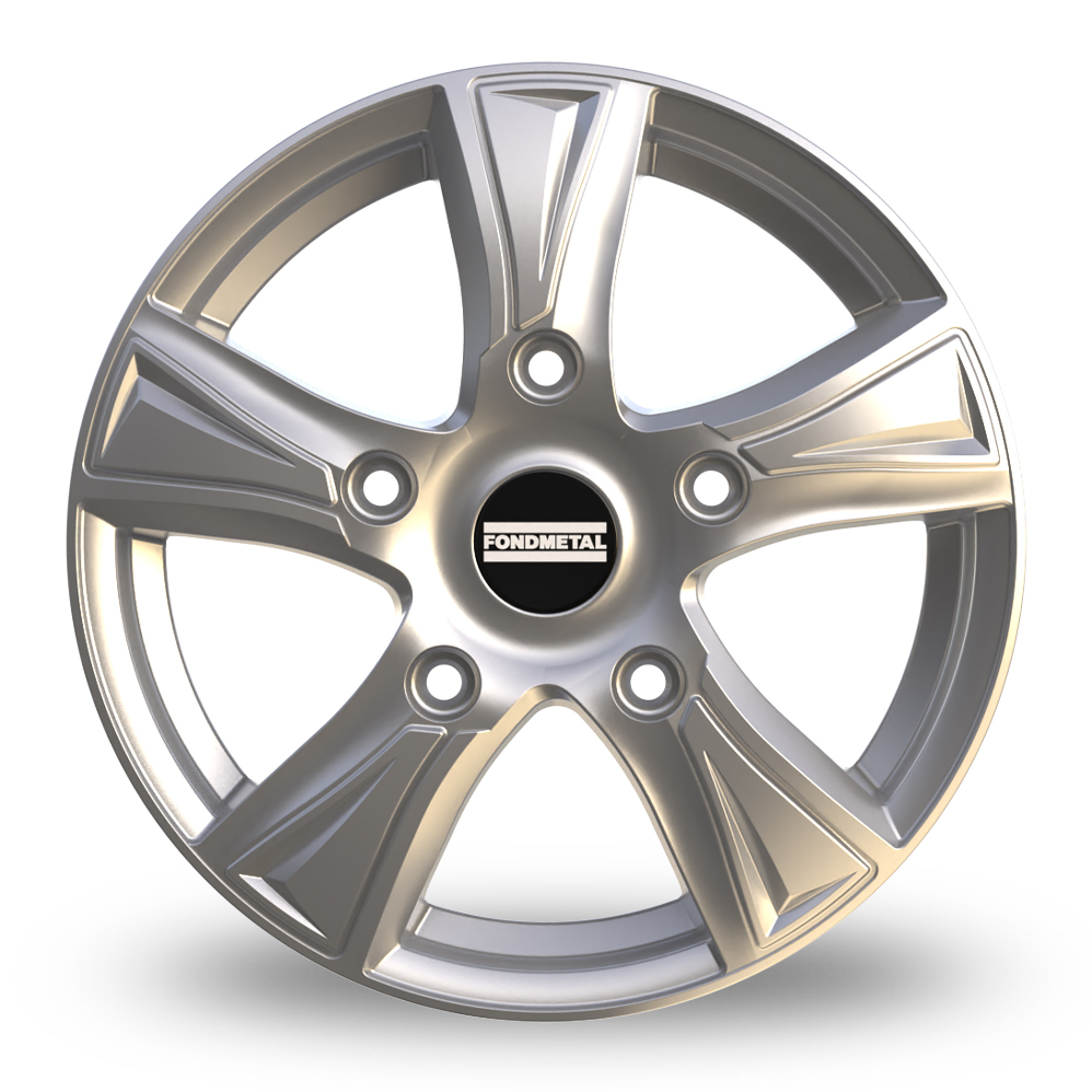 Fondmetal PRO1 Gloss Silver 16" Alloy Wheels - Wheelbase