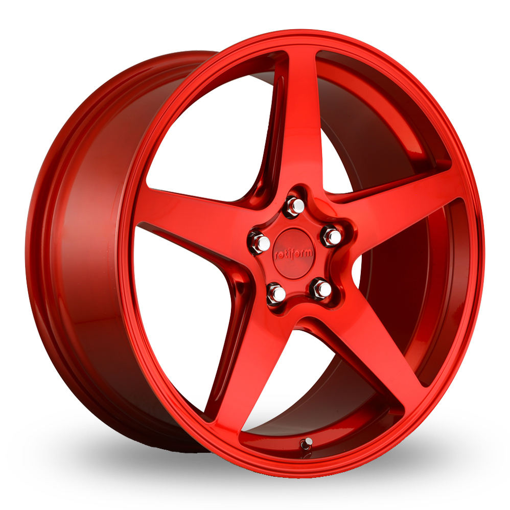 Rotiform WGR Candy Red 18" Alloy Wheels - Wheelbase