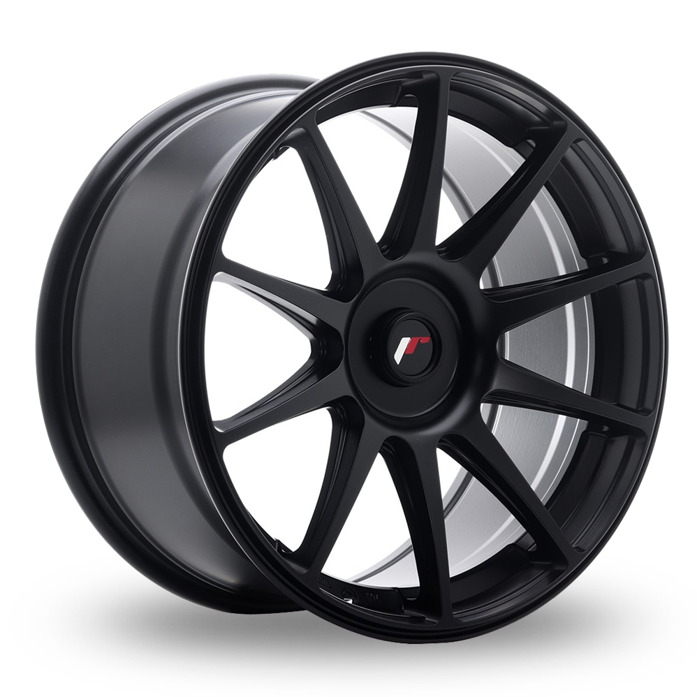 Japan Racing JR11 (8.5x18) (Custom Fitment) Flat Black 18" Alloy Wheels - Wheelbase