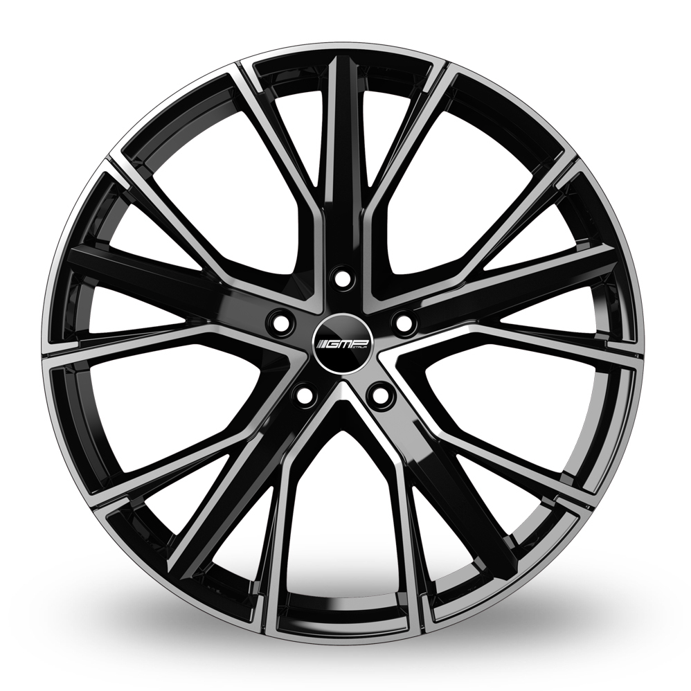 GMP Italia Gunner Black Polished 21" Alloy Wheels - Wheelbase