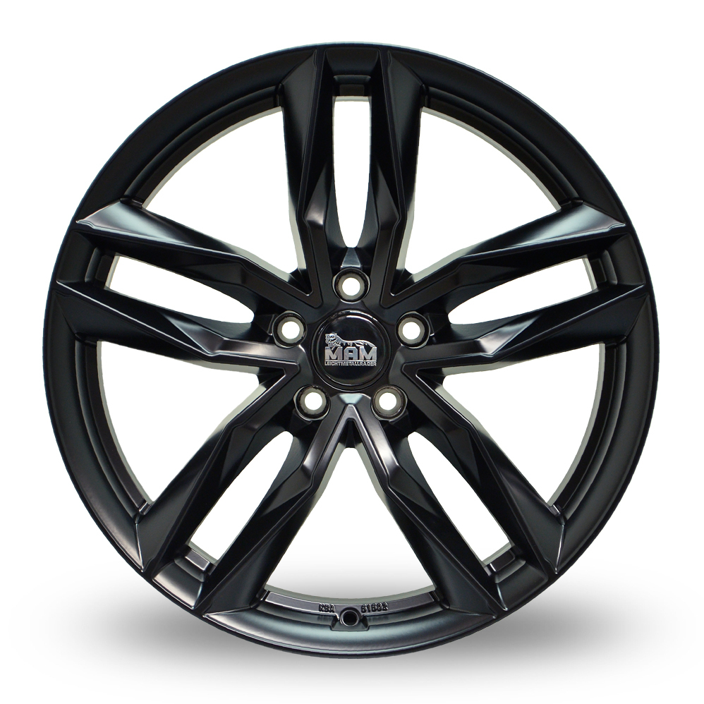 MAM RS3 Matt Black 20" Alloy Wheels - Wheelbase