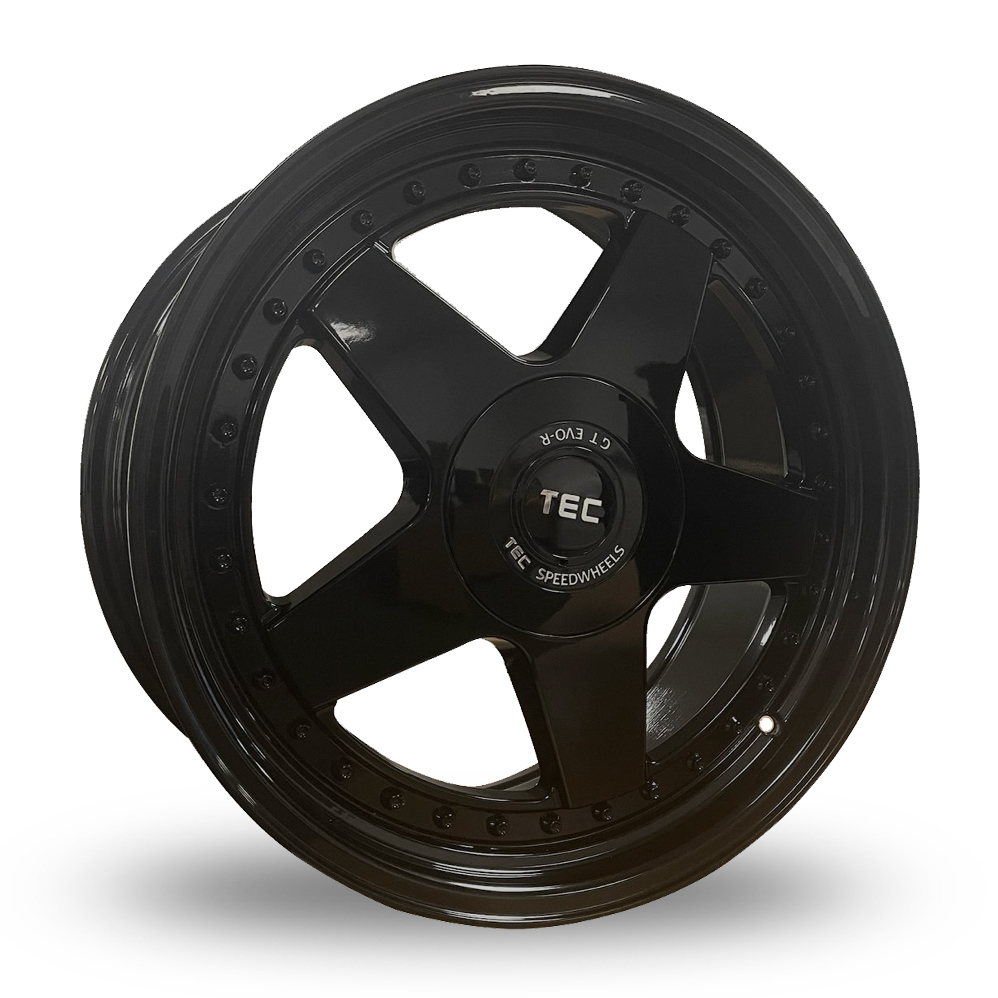 TEC Speedwheels GT EVO-R (Special Offer) Gloss Black 18" Alloy Wheels ...
