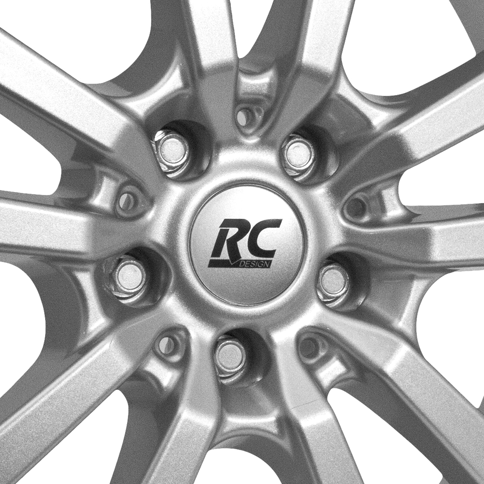 RC Design RC25T Silver 17" Alloy Wheels - Wheelbase