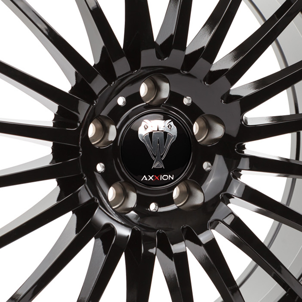 Buy 20" Axxion AX5 Gloss Black Polished Lip Alloy Wheels - Wheelbase