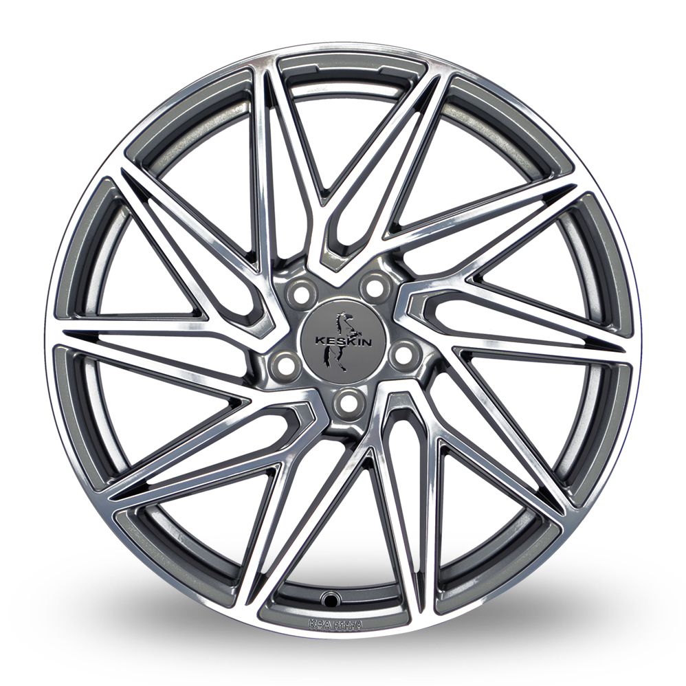 Keskin Tuning KT20 Palladium Front Polished 20" Alloy Wheels - Wheelbase
