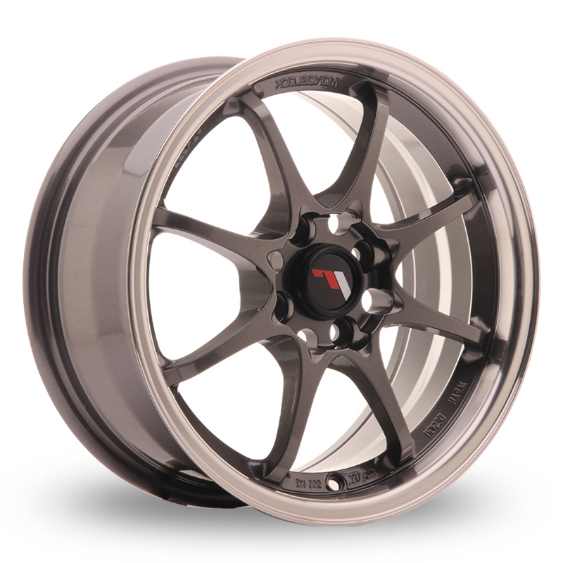 Japan Racing JR5 (7x15) Gun Metal Machined Lip 15" Alloy Wheels - Wheelbase