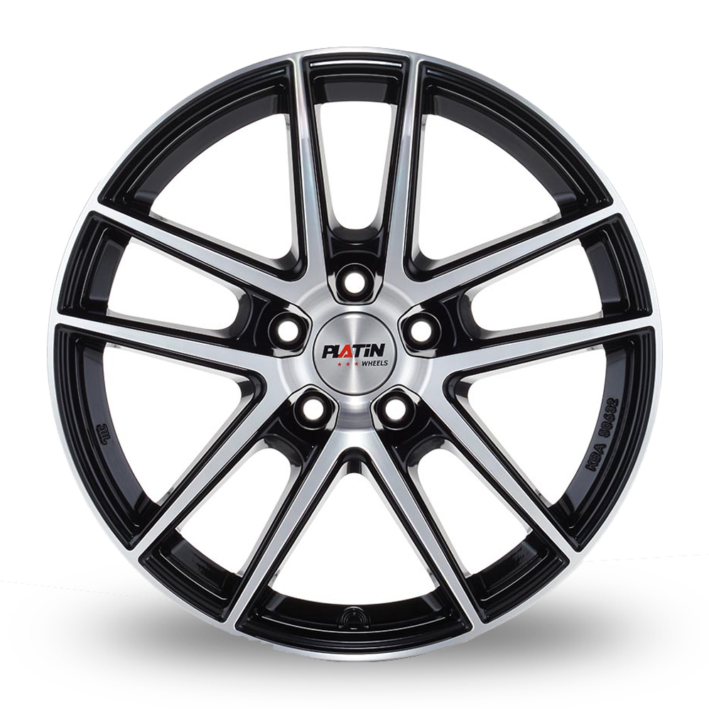 Buy 19" Platin P 73 Black Polished Alloy Wheels - Wheelbase