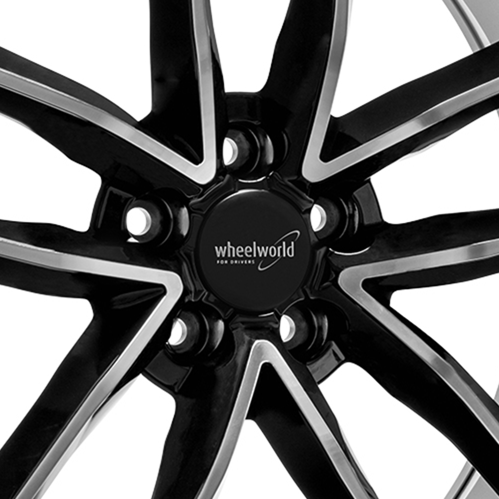 Wheelworld WH33 Black Polished 21" Alloy Wheels - Wheelbase