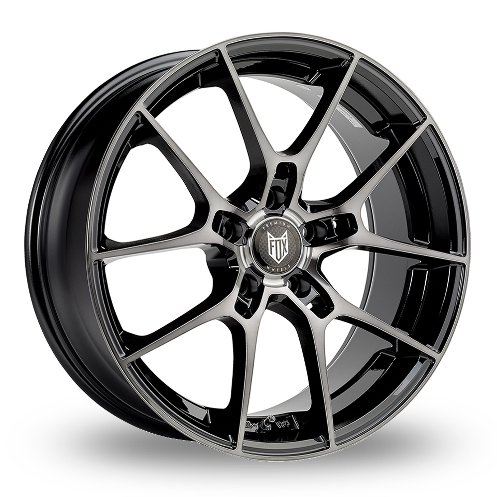 Buy 19" Fox Racing Hi-Lite Black Polished Alloy Wheels - Wheelbase